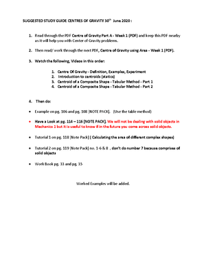 EMC150S - CPUT - Engineering mechanics - Studocu