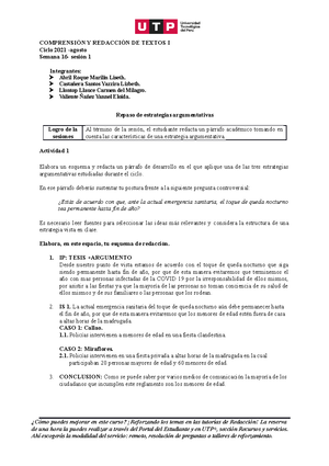 S14.s2 y S15 Práctica Calificada 2 (Formato oficial UTP) 2021-agosto - Reglamento de Estudios ...