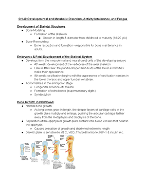 CH 34 - Chapter 34 Lecture notes - CH 34: Acute Kidney Injury & Chronic ...