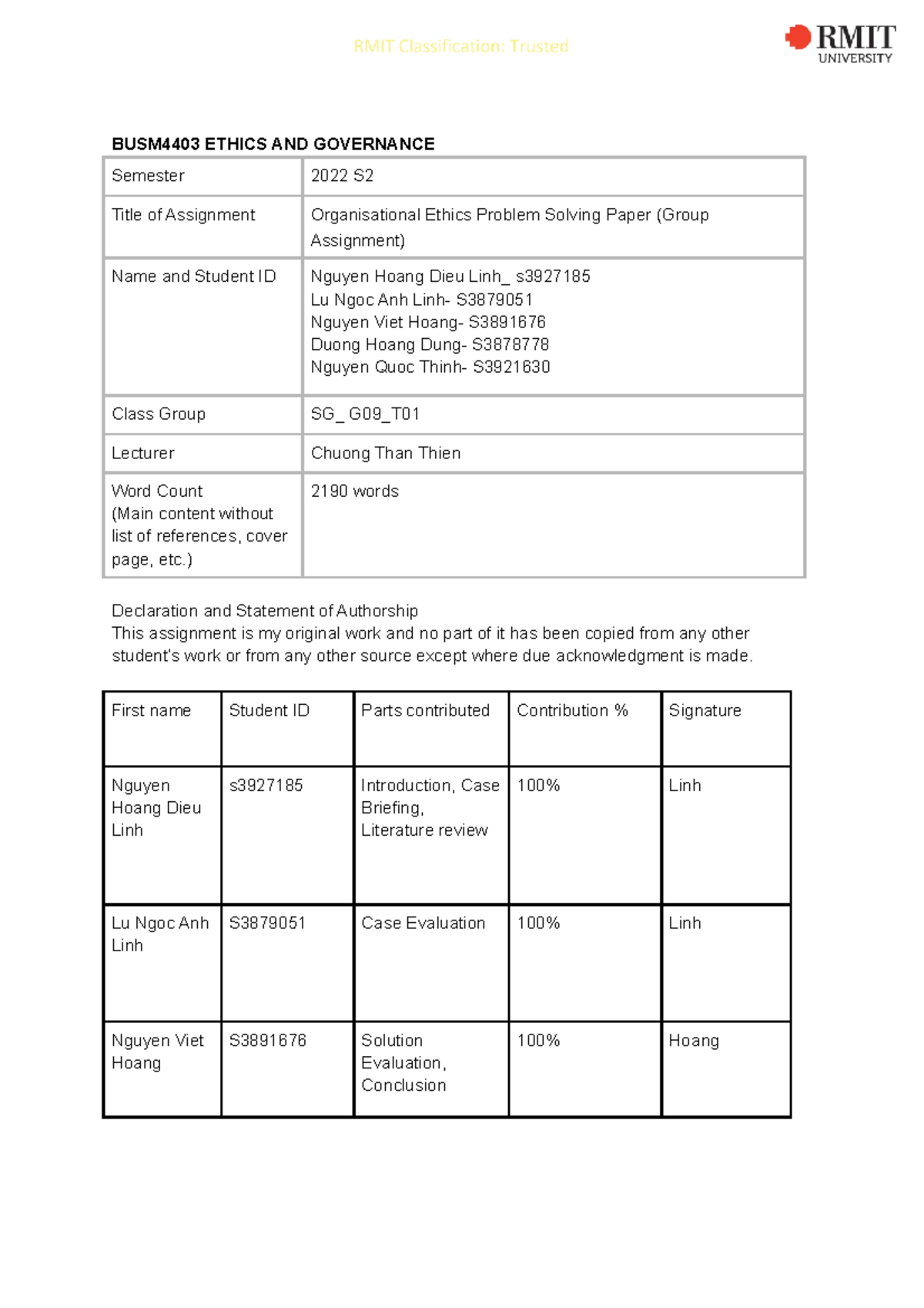 ASM 2 HD - J4f needed for access yet you can practice your eng with this - BUSM4403 ETHICS AND ...
