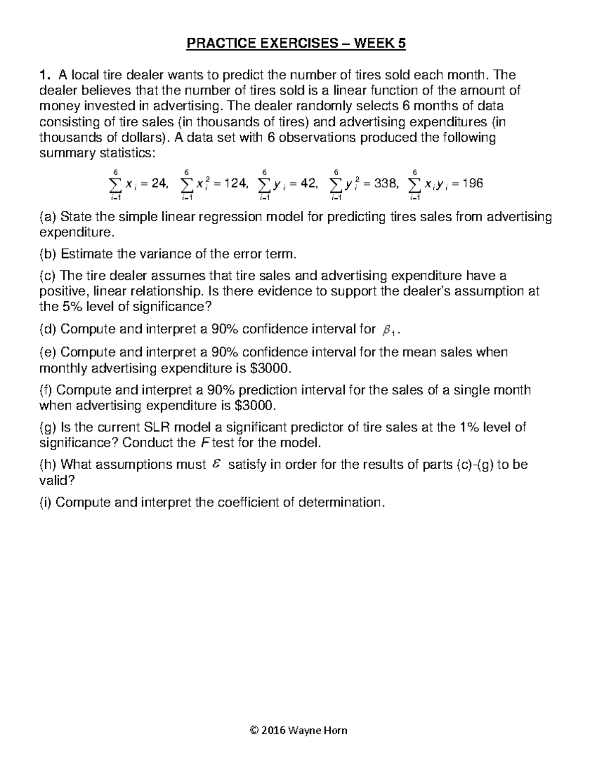 Practice Exercises For Week 5 Warning Tt Undefined Function 22 Practice Exercises Week 5