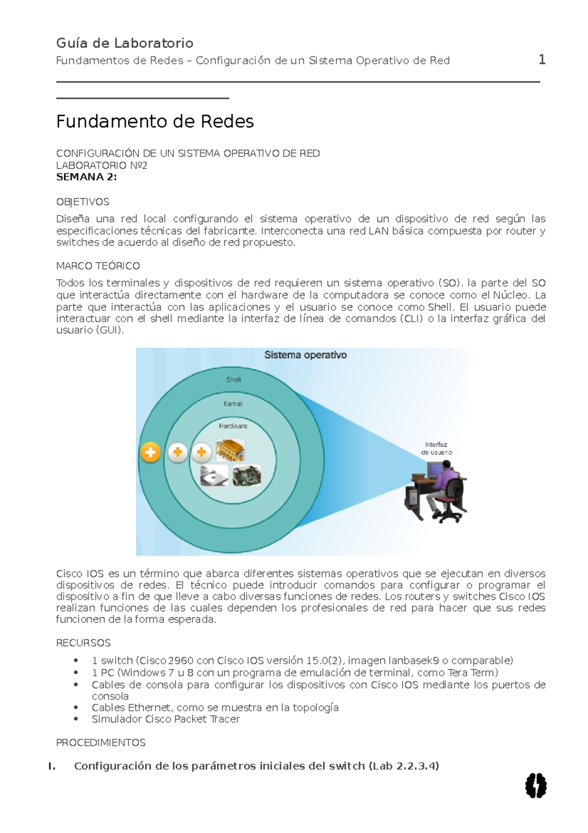 S2 Configuración de un Sistema Operativo de Red - Fundamentos de Redes ...
