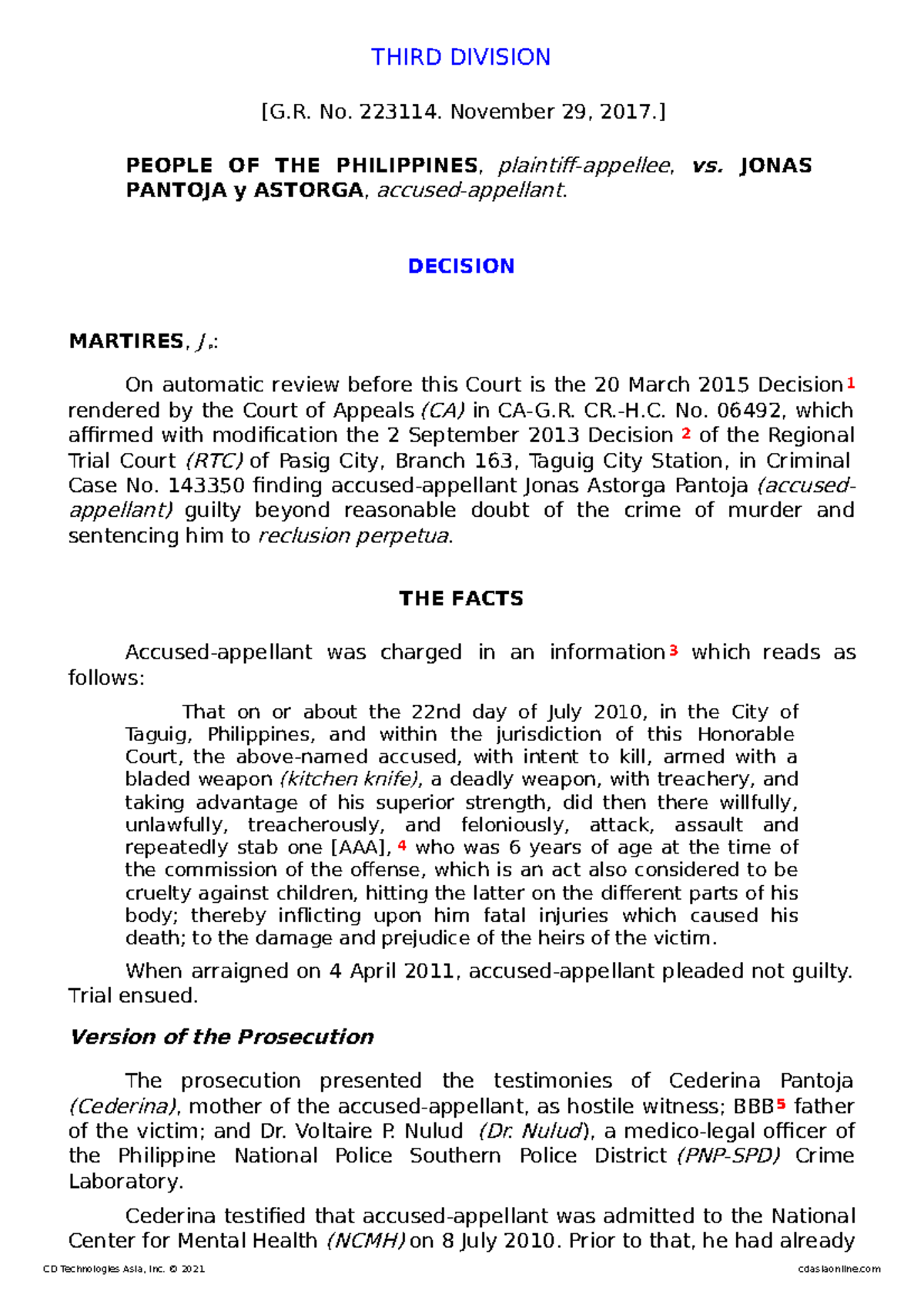 2017-People v - Case for RPC Art 12 - THIRD DIVISION [G. No. 223114 ...