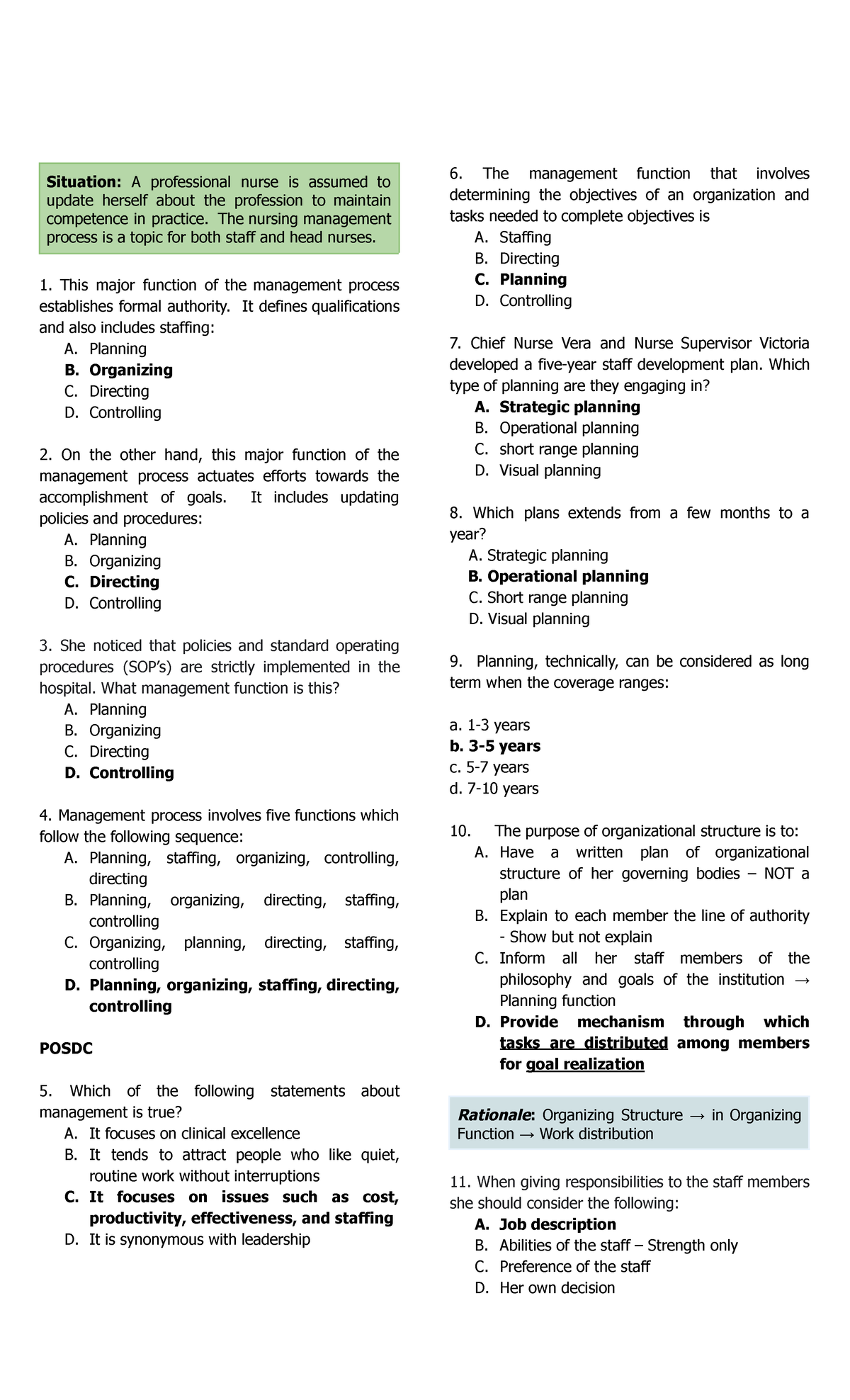 Palmr Final Coaching Exam - PALMR Final Coaching Exam – Atty. Capili Situation: A professional ...