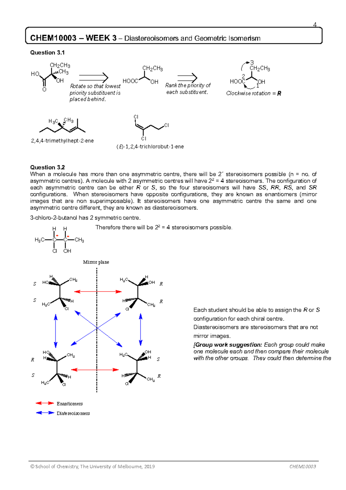 Week 3 Chem10003 Tutorial Solutions Warning Tt Undefined Function 32 4 Chem10003 Week 3