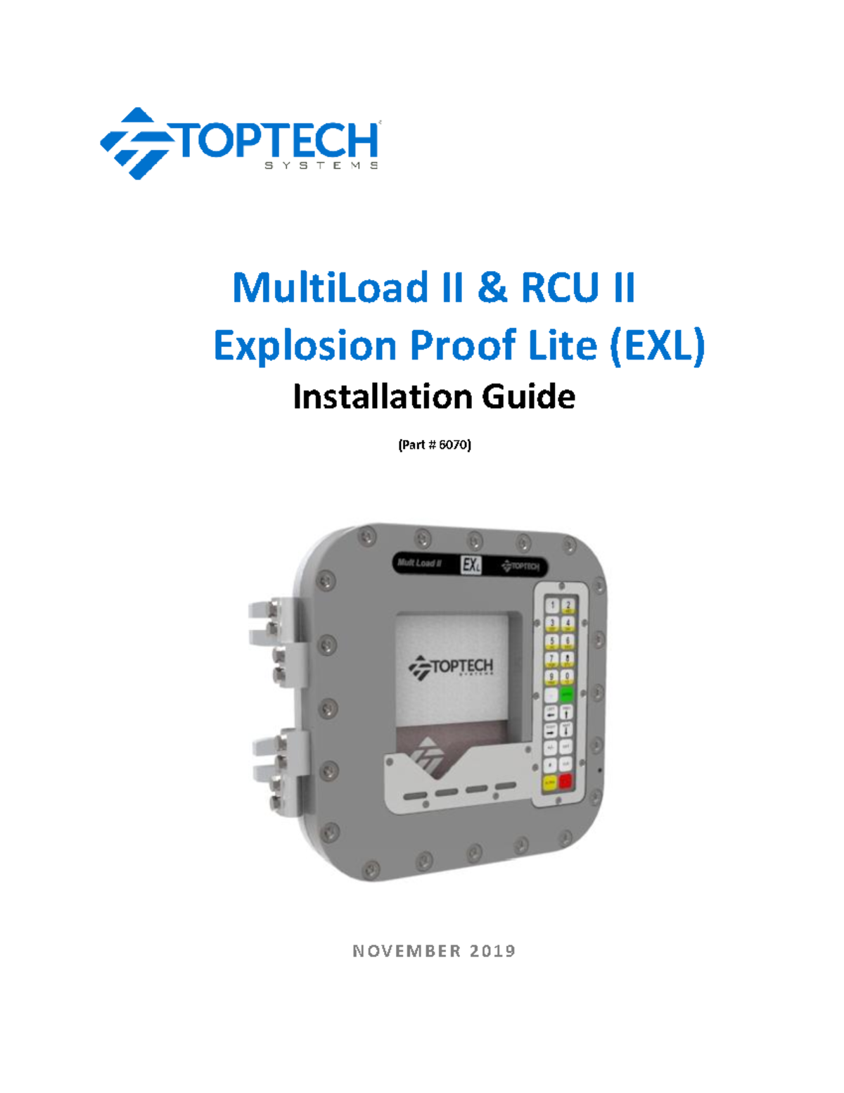 2019 1126 MLII Rcuii EXL Installation Guide - MultiLoad II & RCU II Explosion Proof Lite (EXL ...