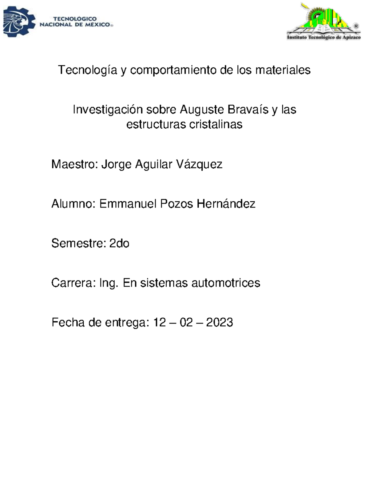 Auguste Bravaís y las estructuras cristalinas - Tecnología y ...
