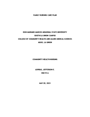 27 NCM 106-RLE-Module-2 - Don Mariano Marcos Memorial State University ...