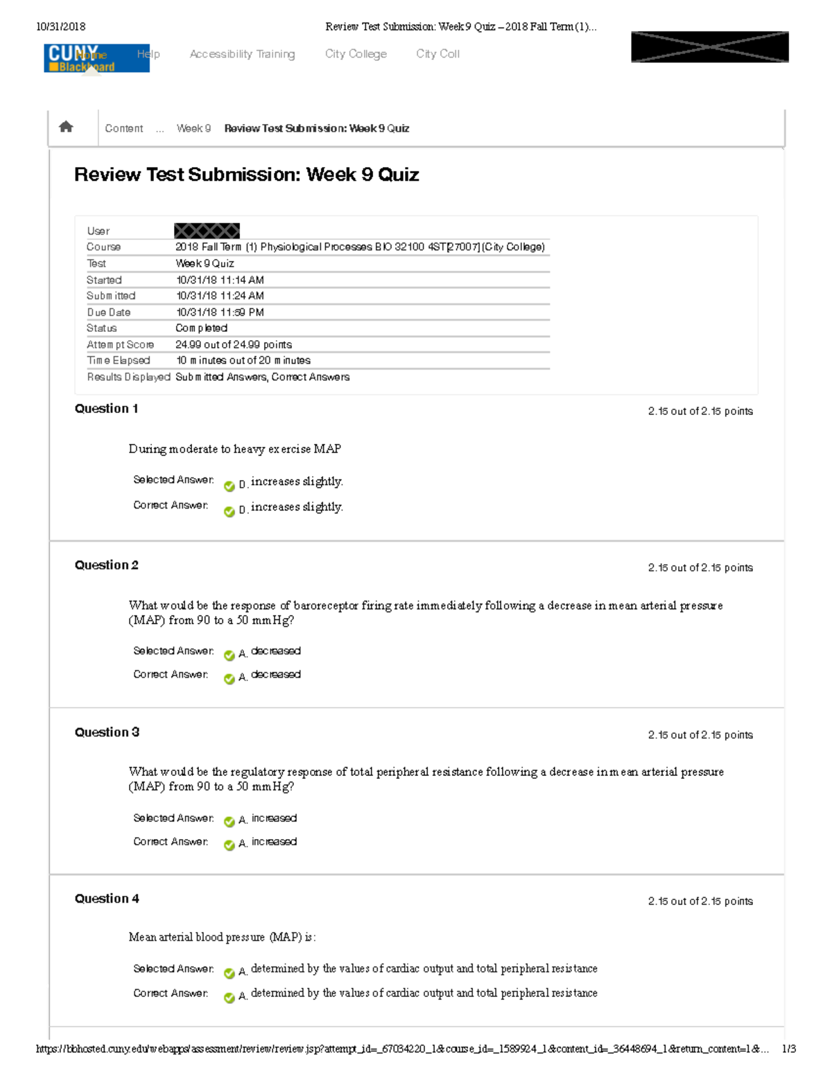 Week 9 quiz solution - 10/31/2018 Review Test Submission: Week 9 Quiz ...