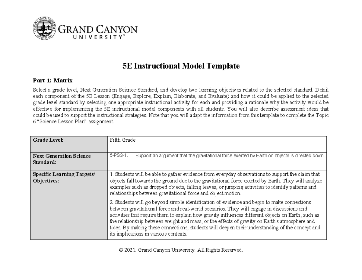 ELM-361-RS-5E-Instructional-Model-week 5 - 5E Instructional Model ...