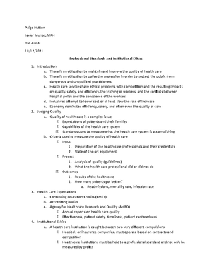 HIS393 Unit 1.2 Notes - Paige Hutton Dr. Provance HIS393-AE 09/01/ Unit ...