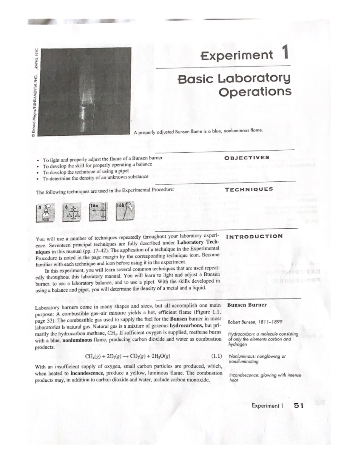Experiment 1 - general chemistry lab and lab reports - Experiment 1 ...