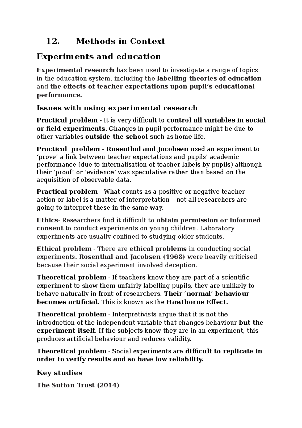 12. Methods in Context Experiments - 12. Methods in Context Experiments ...