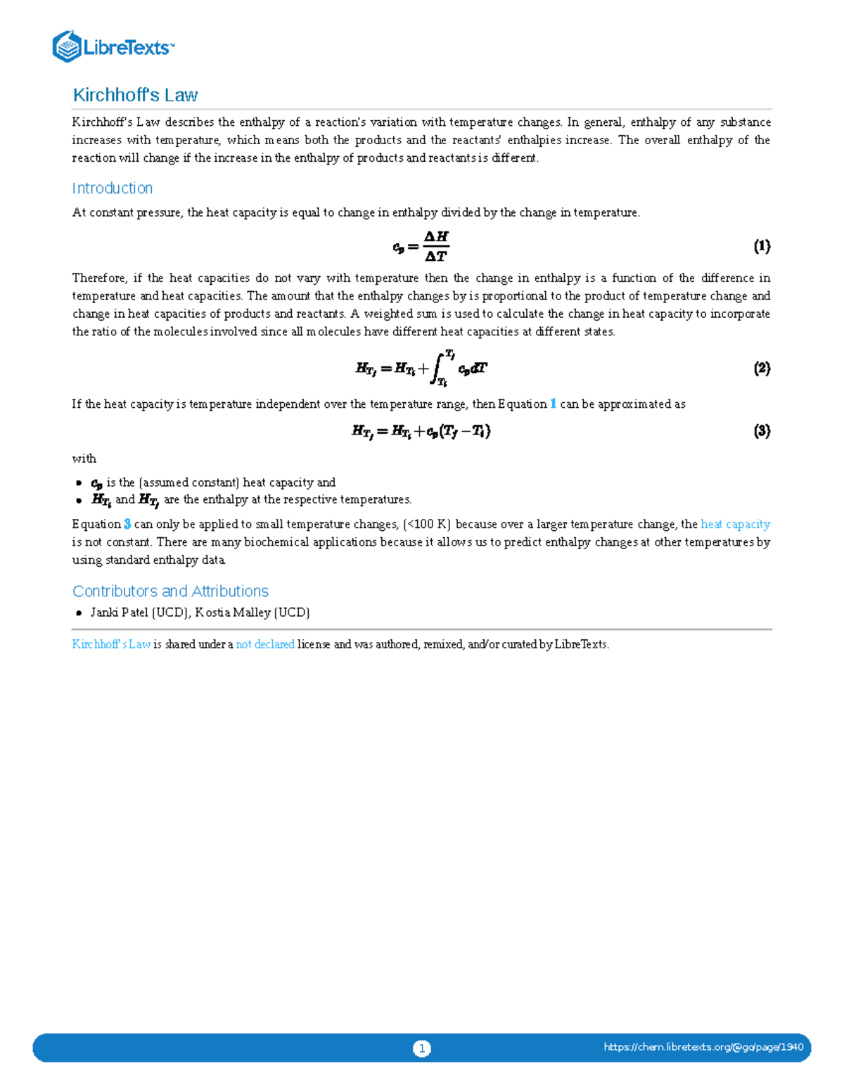 Kirchhoff Law - 1 chem.libretexts/@go/page/ Kirchhoff's Law Kirchhoff's ...