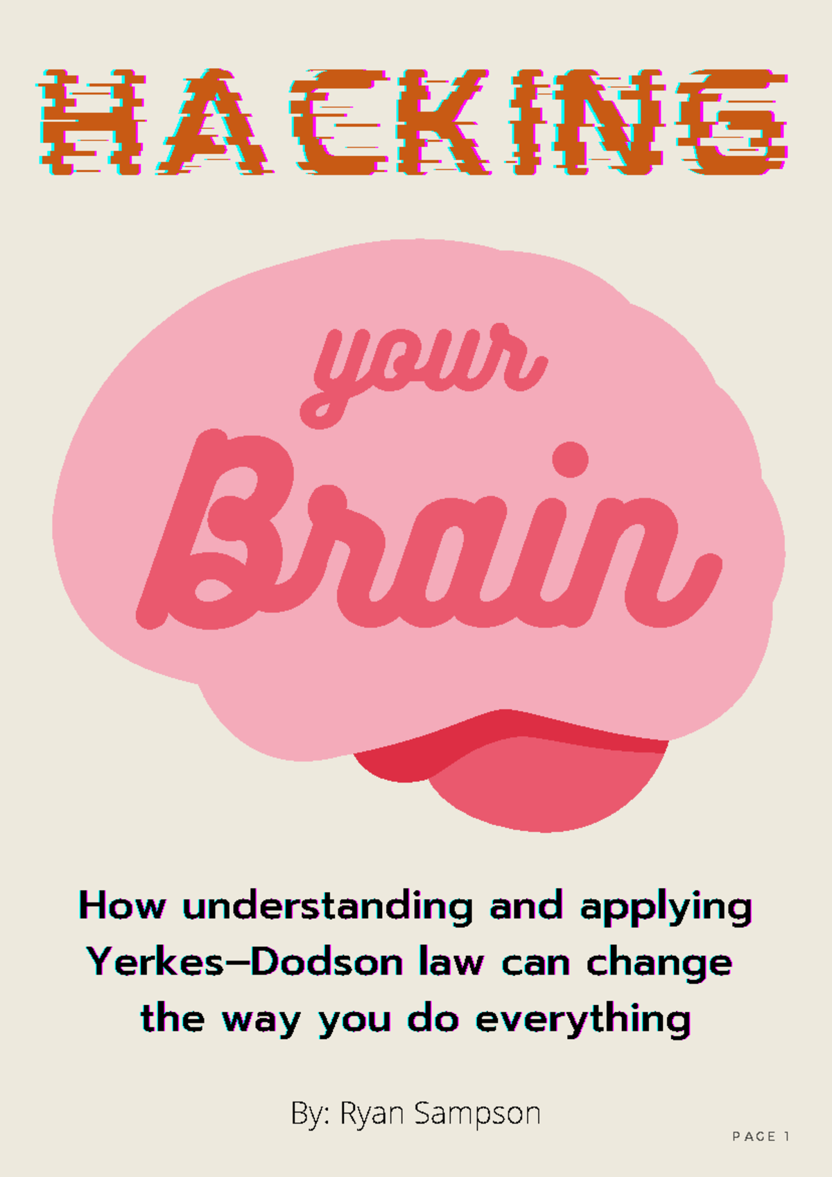 Yerks Dodson law article - HackingHackingHacking Brain your How ...