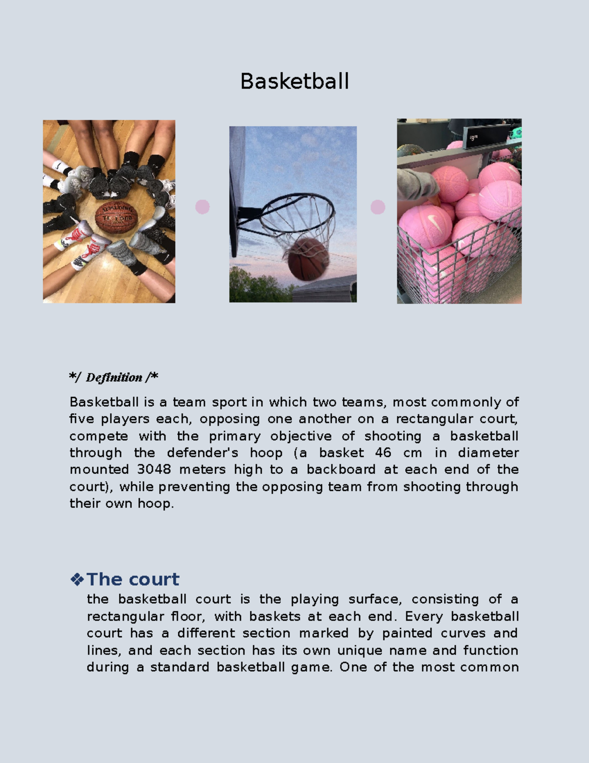 Basketball rules - 🤌🏼🤌🏼 - Basketball / Definition / Basketball is a ...