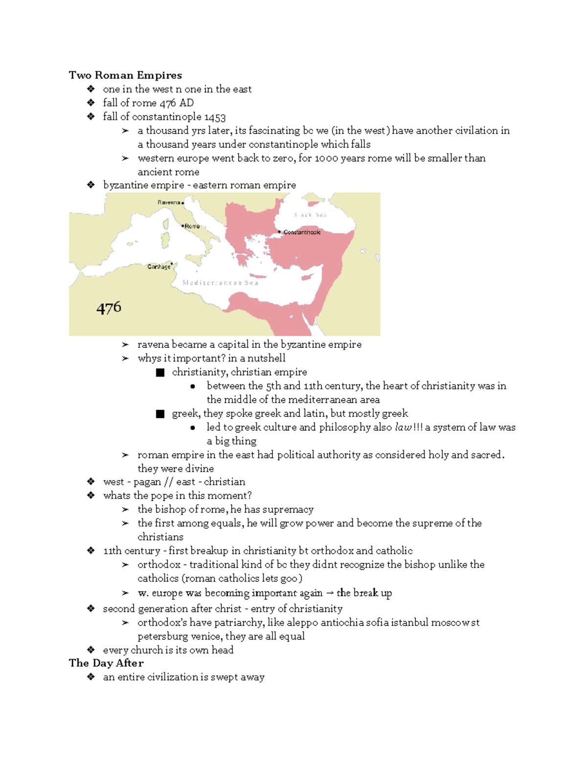 A Millennium in a Century - Two Roman Empires one in the west n one in ...