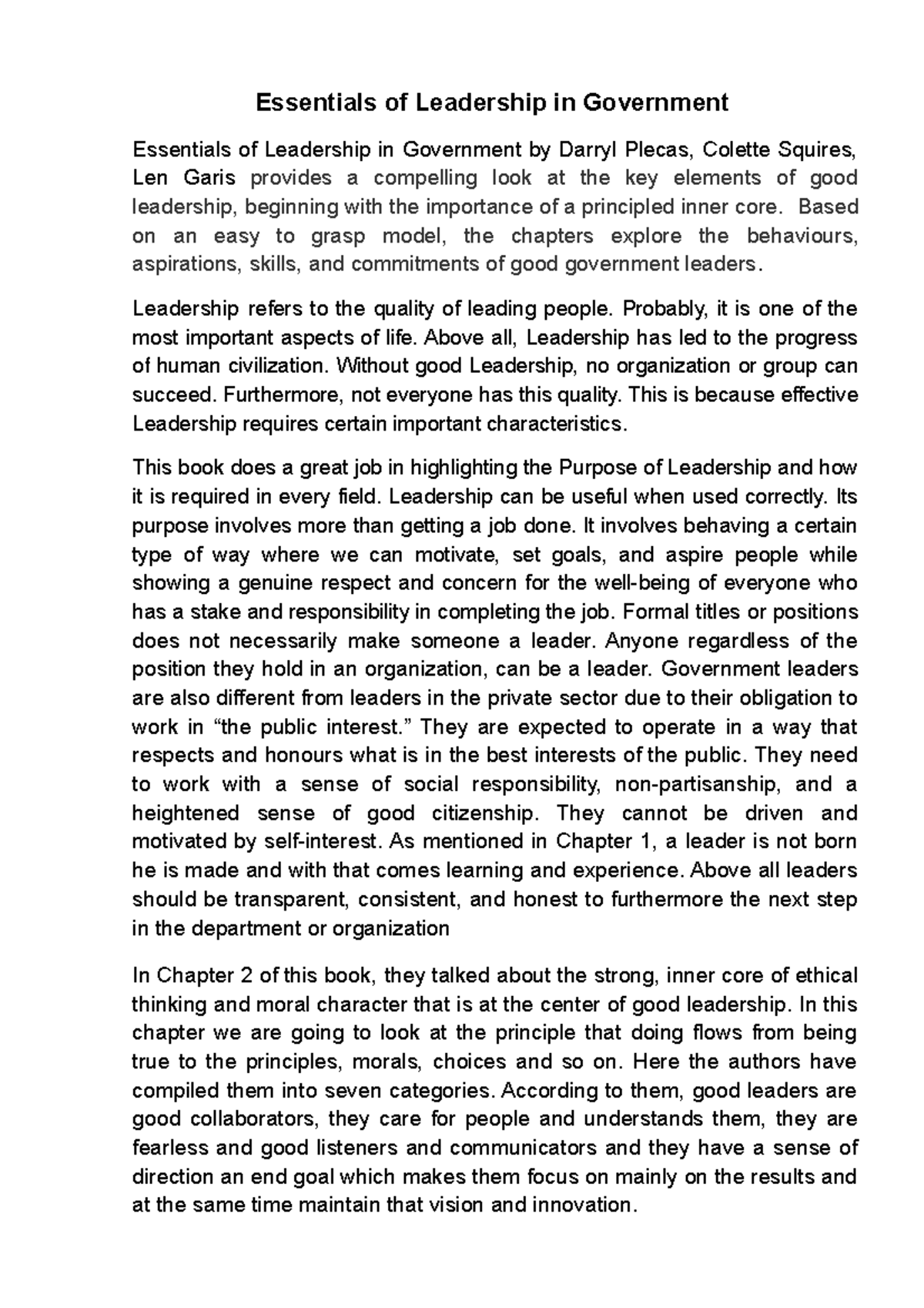 Leadership in govt - Schemes - Essentials of Leadership in Government ...