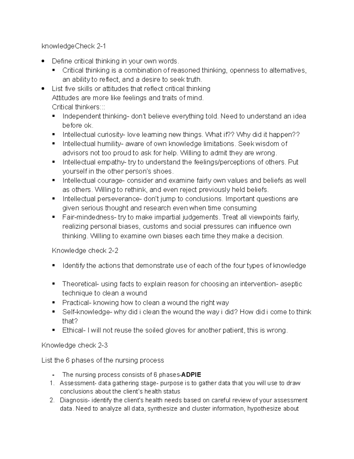 Knowledge Check 2 Knowledge Check 2 Knowledge Check 2 Knowledge Check 2 ...