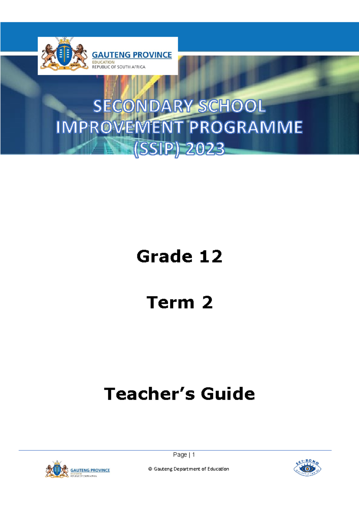 Geography Answers Term 2 - Page | 1 Grade 12 Term 2 Teacher’s Guide ...