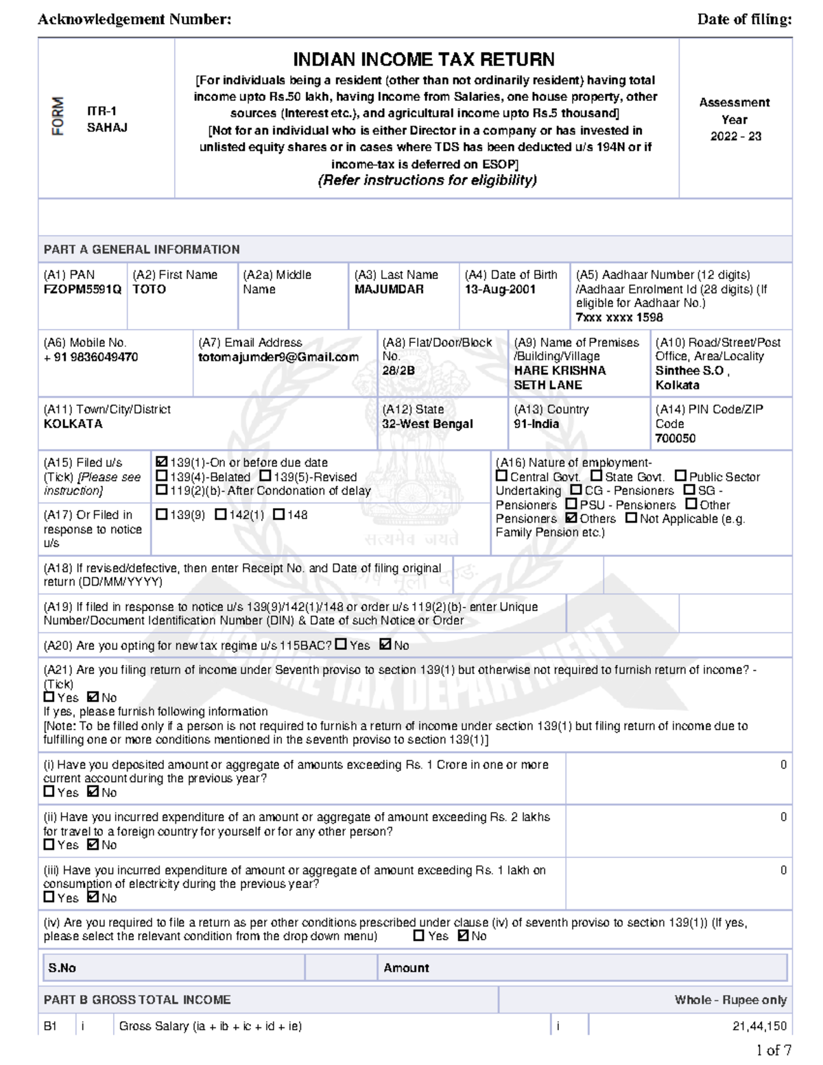Itr1 Preview ITR ITR SAHAJ INDIAN INCOME TAX RETURN For Individuals Being A Resident itr1-preview-itr-itr-sahaj-indian-income-tax-return-for-individuals-being-a-resident