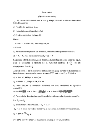 Termodinamica II. Ejercicios resueltos refrigeracion - CICLOS DE REFRIGERACION Ejemplos ...