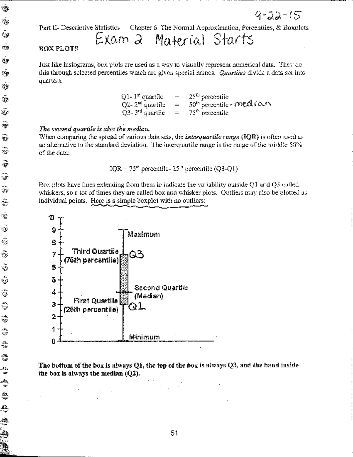 Boxplots - solved examples - Part Descriptive Statistics Chapter 6: The ...
