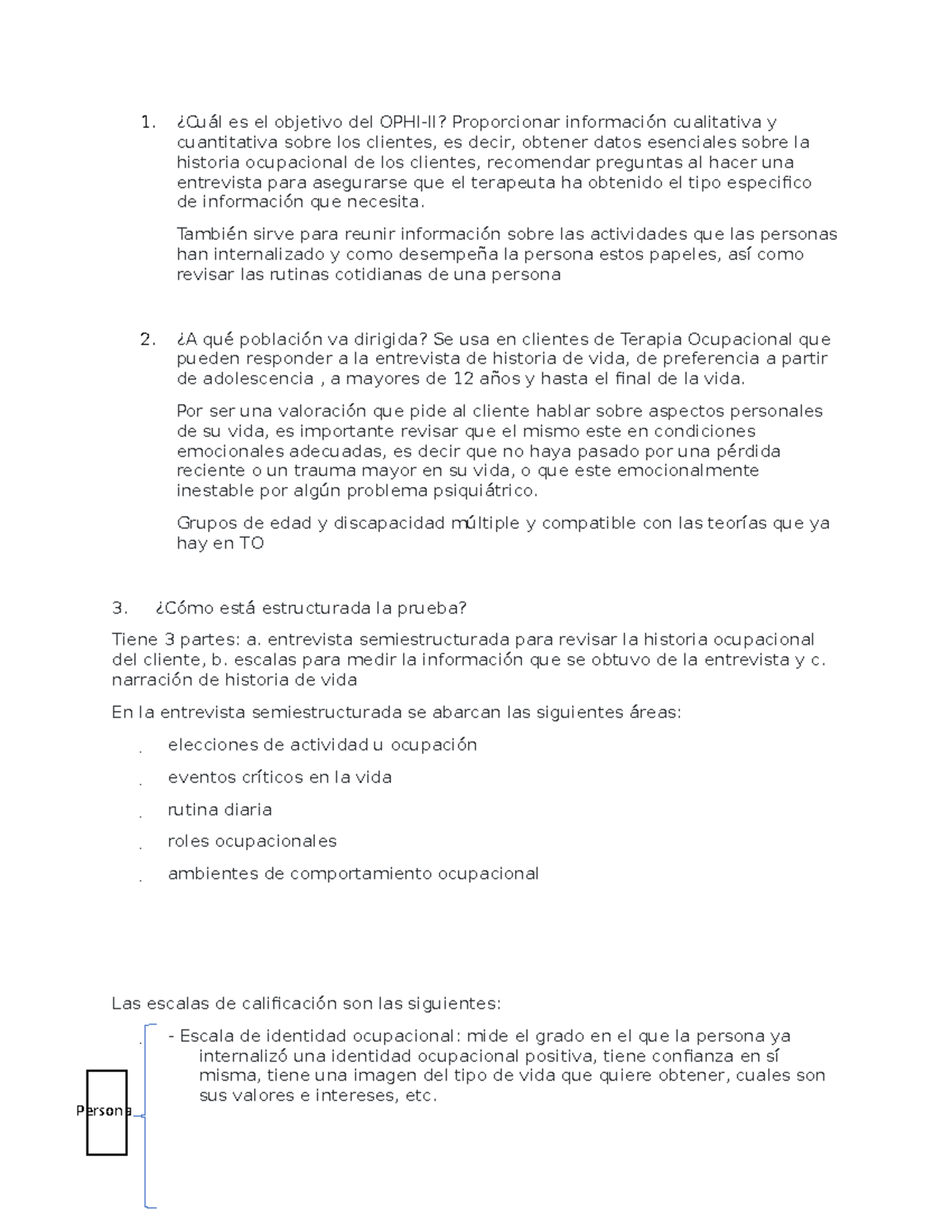 Reflexion sobre el Ophii - ¿Cuál es el objetivo del OPHI-II ...