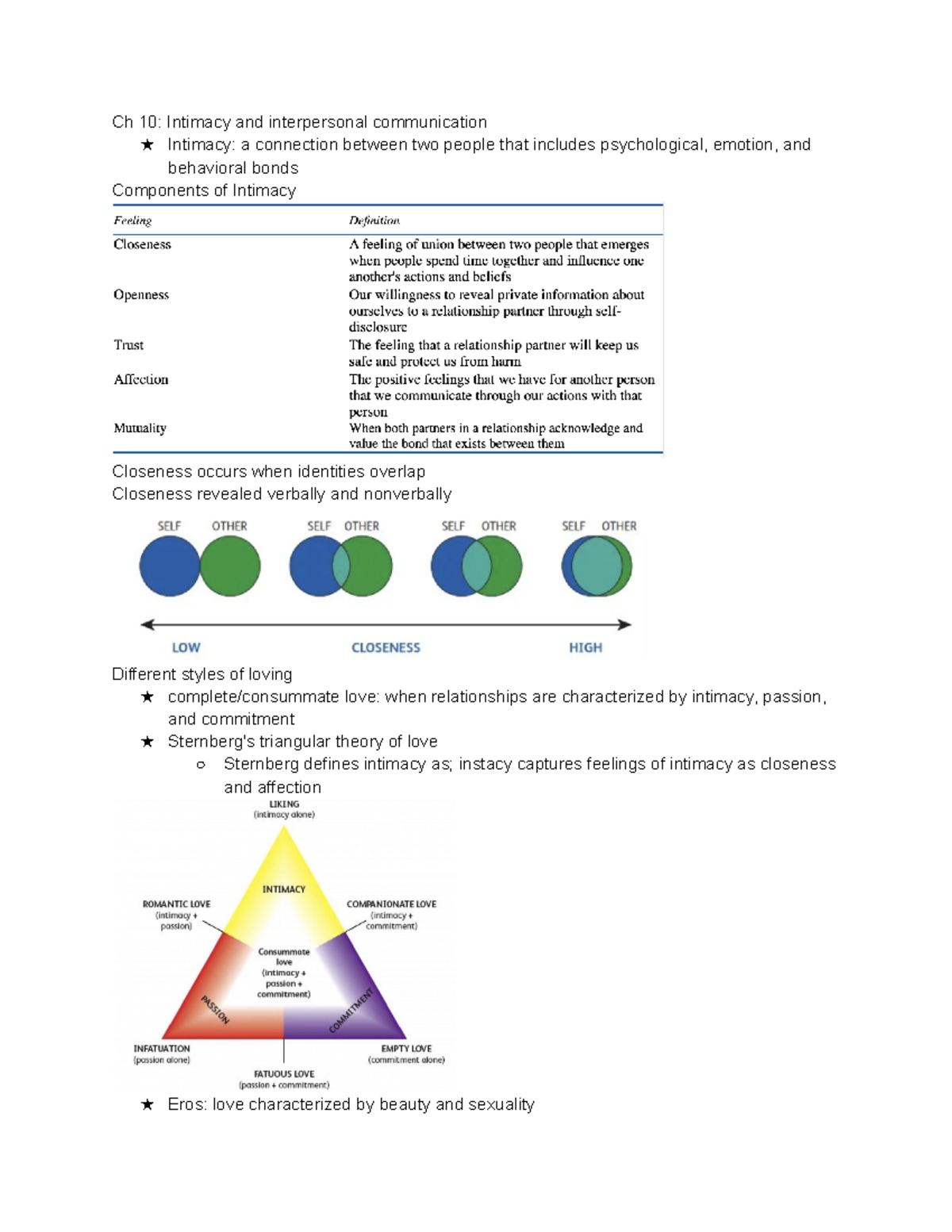 Ch 10- intmacy and interpersonal communication - predictability ...