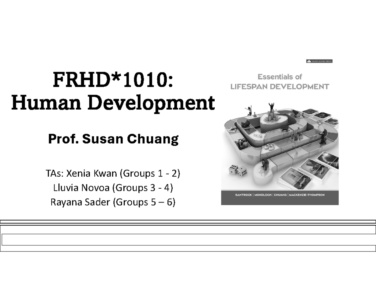 FRHD 1010 Class 1 notes - © 2023 McGraw Hill Limited © 2023 McGraw Hill ...
