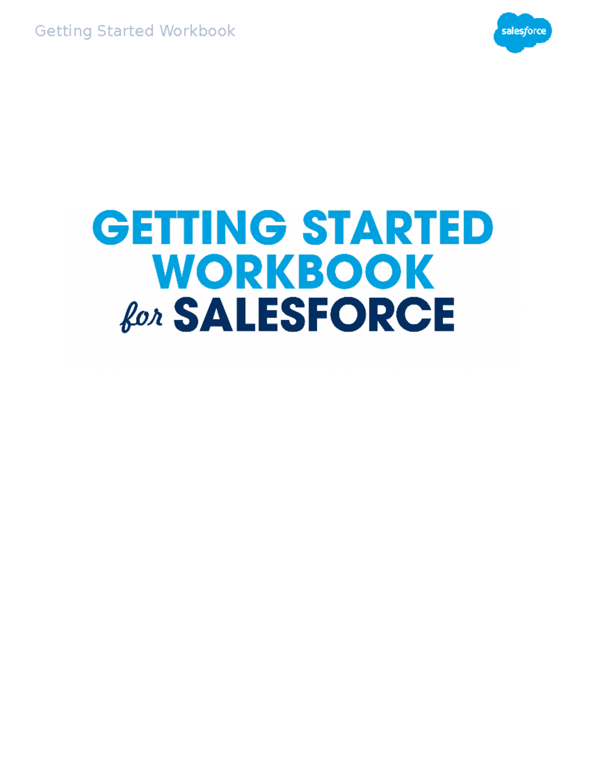 Getting Started Workbook Final Getting Started Workbook Tip Click