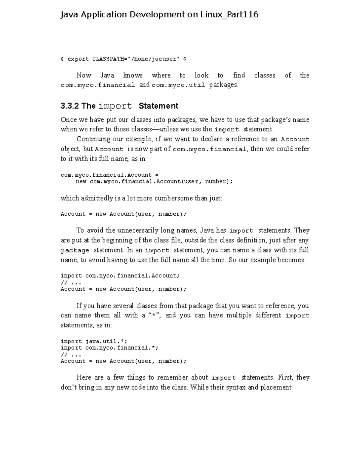 Java Application Development On Linux Part116 Java Application Development On Linux Part