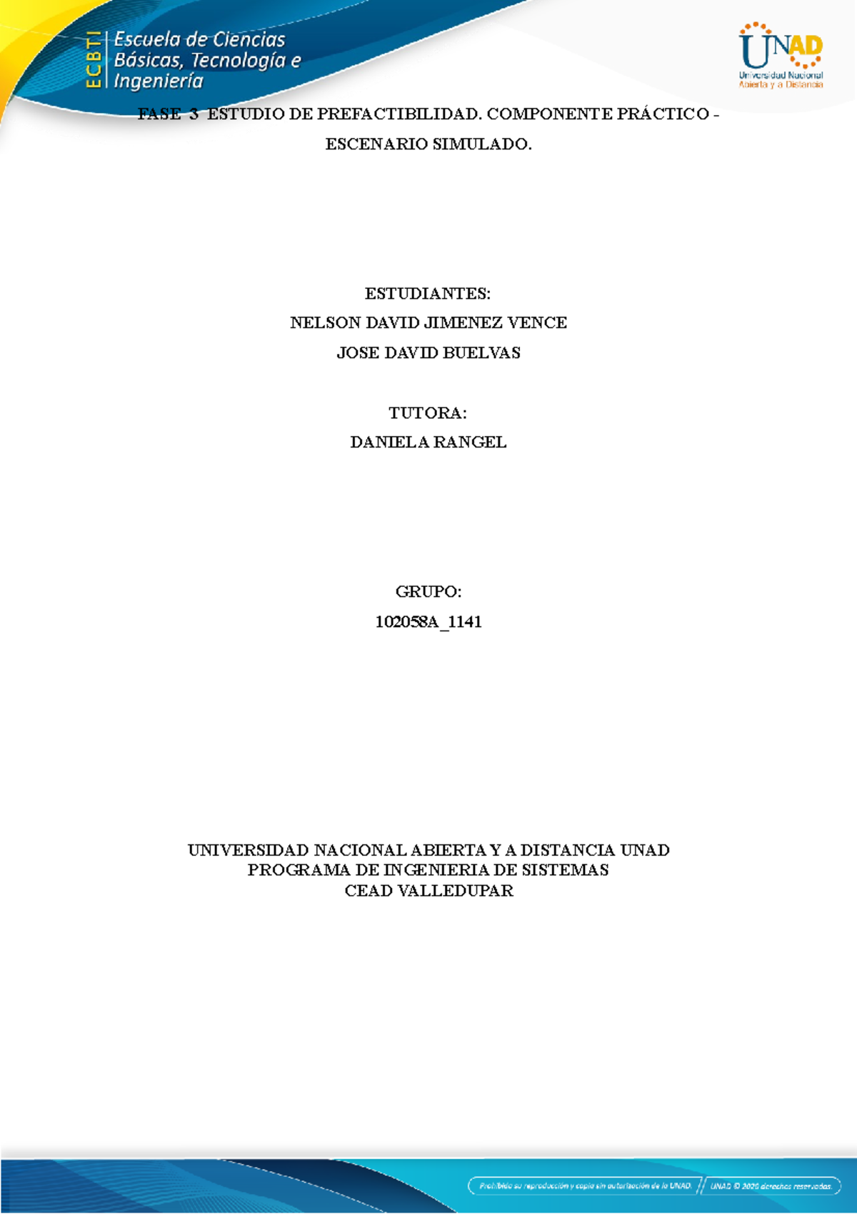 Estudio de prefactibilidad - FASE 3 ESTUDIO DE PREFACTIBILIDAD ...
