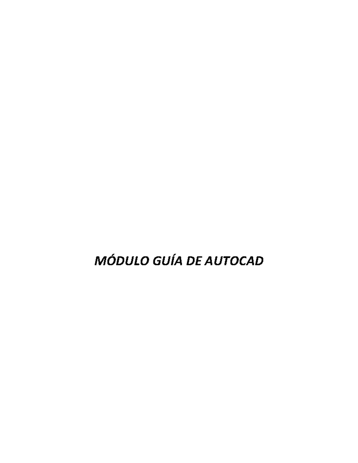 GUIA- Autocad 2D - FGDGFD - CENTRO DE INFORMATICA Y SISTEMAS MÓDULO ...
