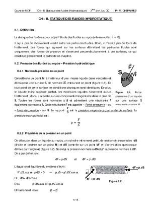 Tp mdf - c'est un compte rendu du tp determination du centre de poussée ...