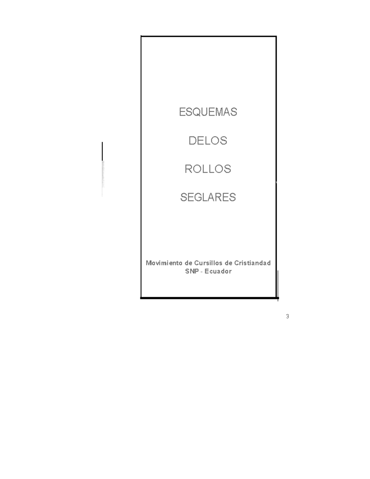 Esquema de rollos ordenado - ,, , ESQUEMAS DELOS ROLLOS SEGLARES ...
