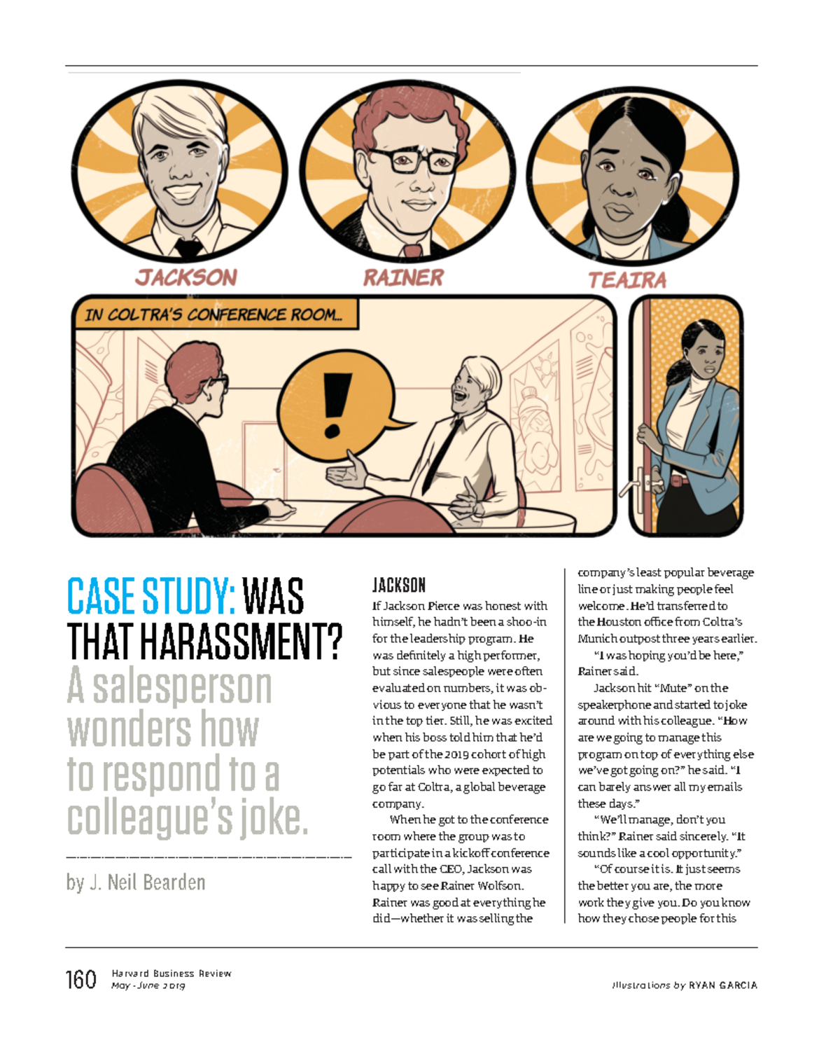 Case Study - was that harassment - JACKSON If Jackson Pierce was honest ...