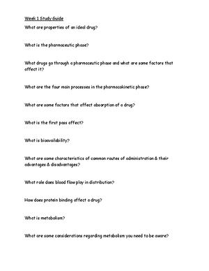 Quiz 2 - Part 1 Quick Look Drug Sheets - Quick Look Drug Sheet Cardiac ...