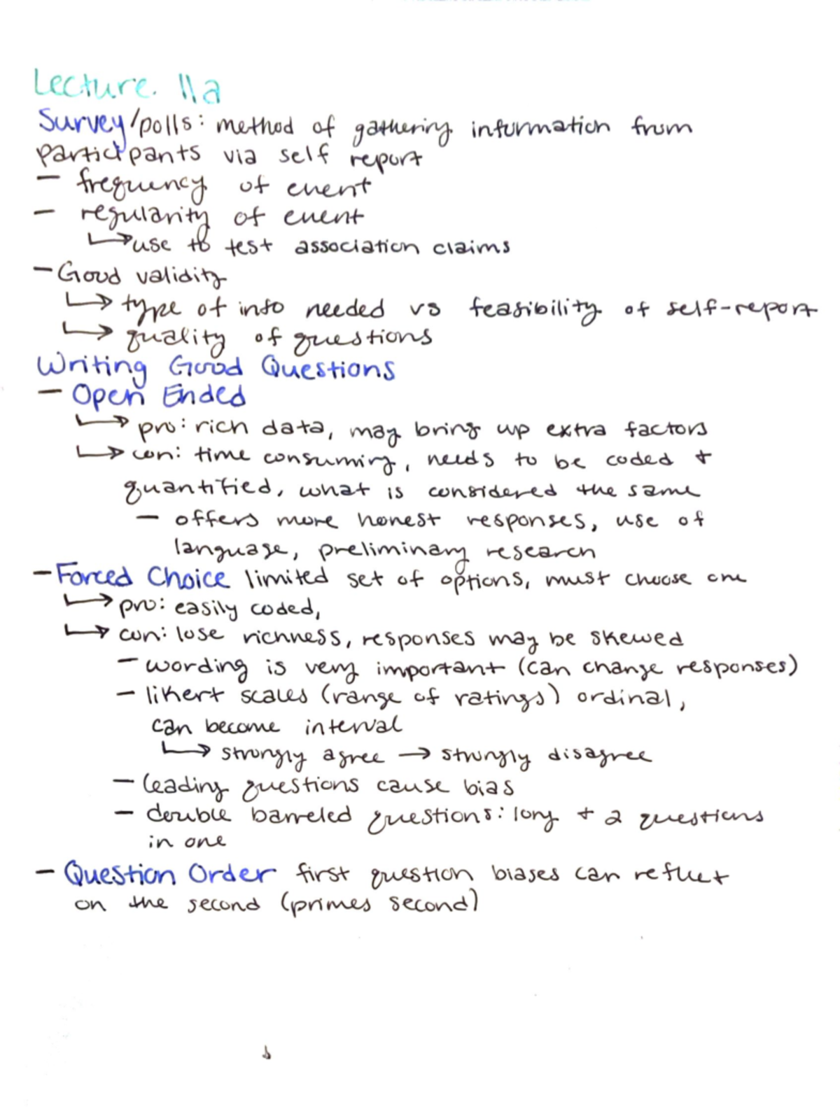 Week 11 Lecture And Assigned Reading Notes Questions Lecture Lla