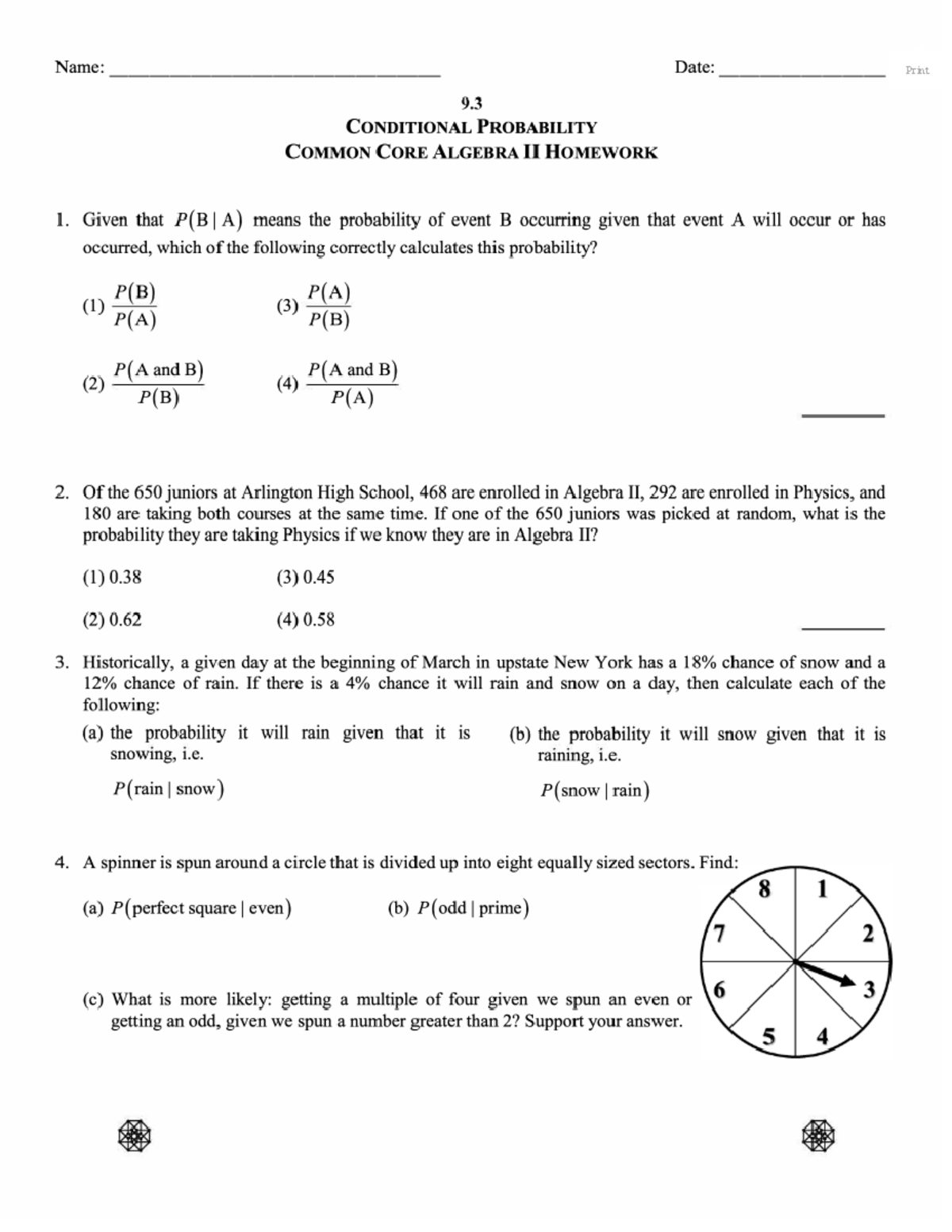 HW 9.3 Schoology - MATH 1610 - Print - Studocu