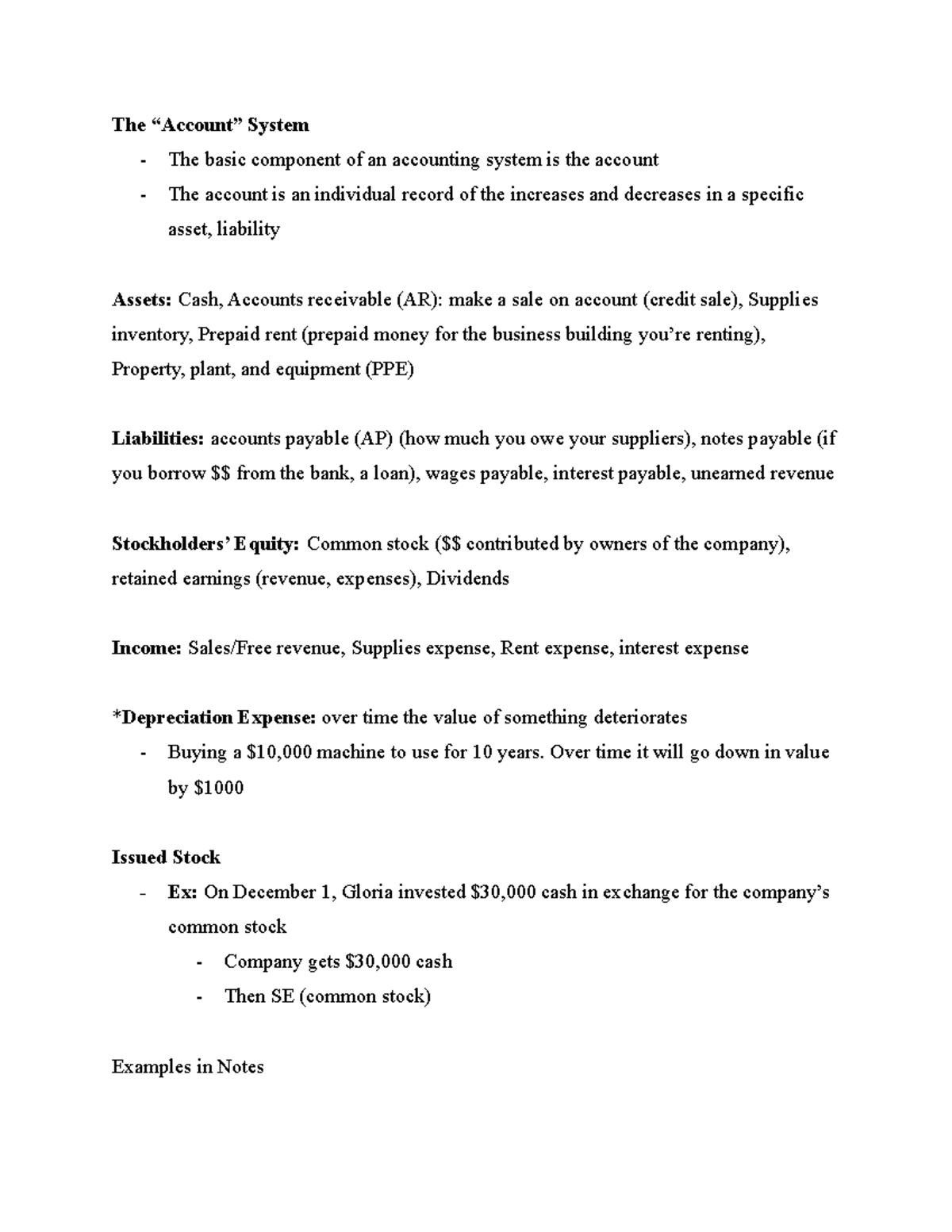 Chapter 2 Processing Accounting Information - The “Account” System ...