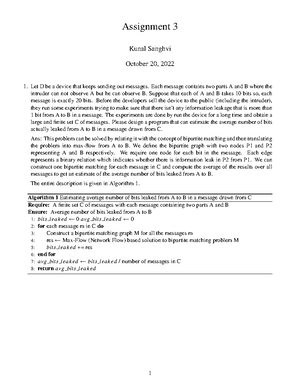 Cpt S take home midtermexamone 2020 - CptS 315 Introduction to Data Mining Midterm Exam 1 ...