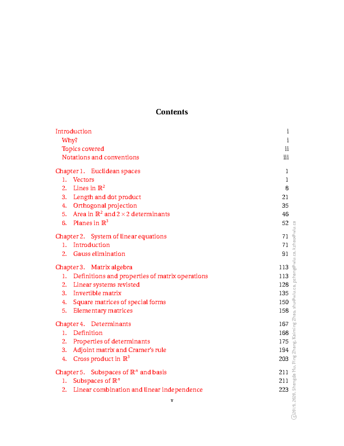 Linear Algebra-Intro-Chap12 - Contents Introduction i Why? i Topics ...