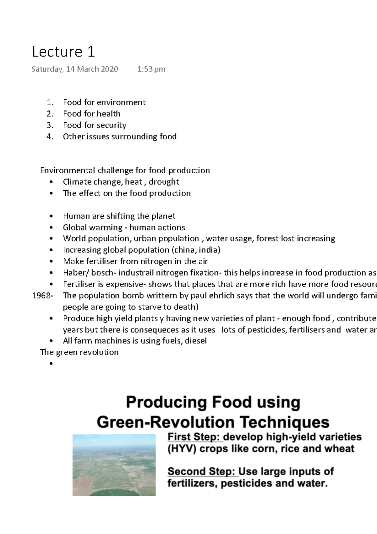Lecture 1 - Warning: TT: undefined function: 32 Warning: TT: undefined function: 32 Food for ...