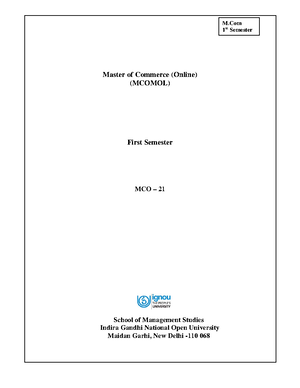 MCO-21 EM 2023 HW - Assignment - Managerial Economics - Studocu