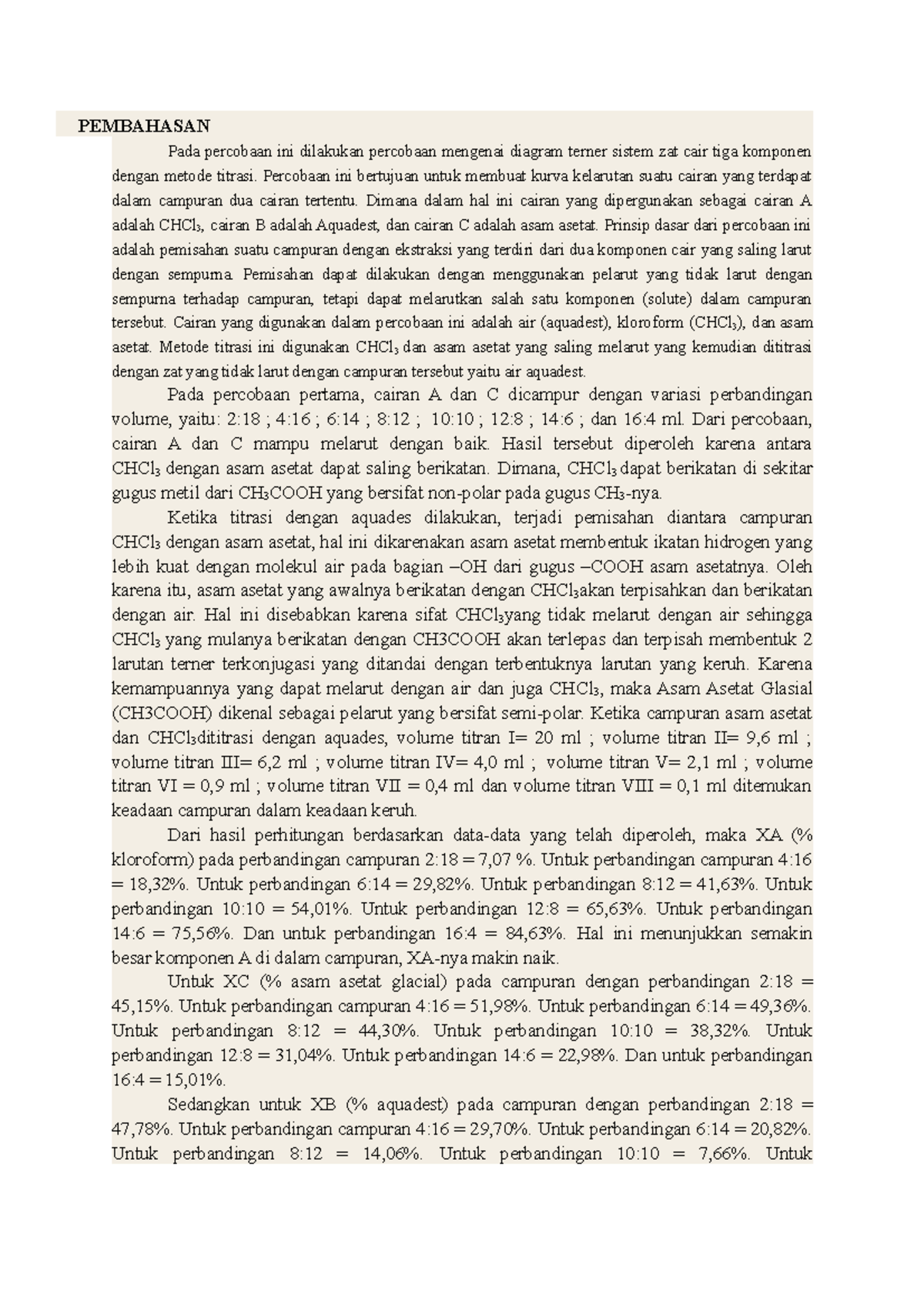 Pdfslide - Teknikal - PEMBAHASAN Pada percobaan ini dilakukan percobaan mengenai diagram terner ...