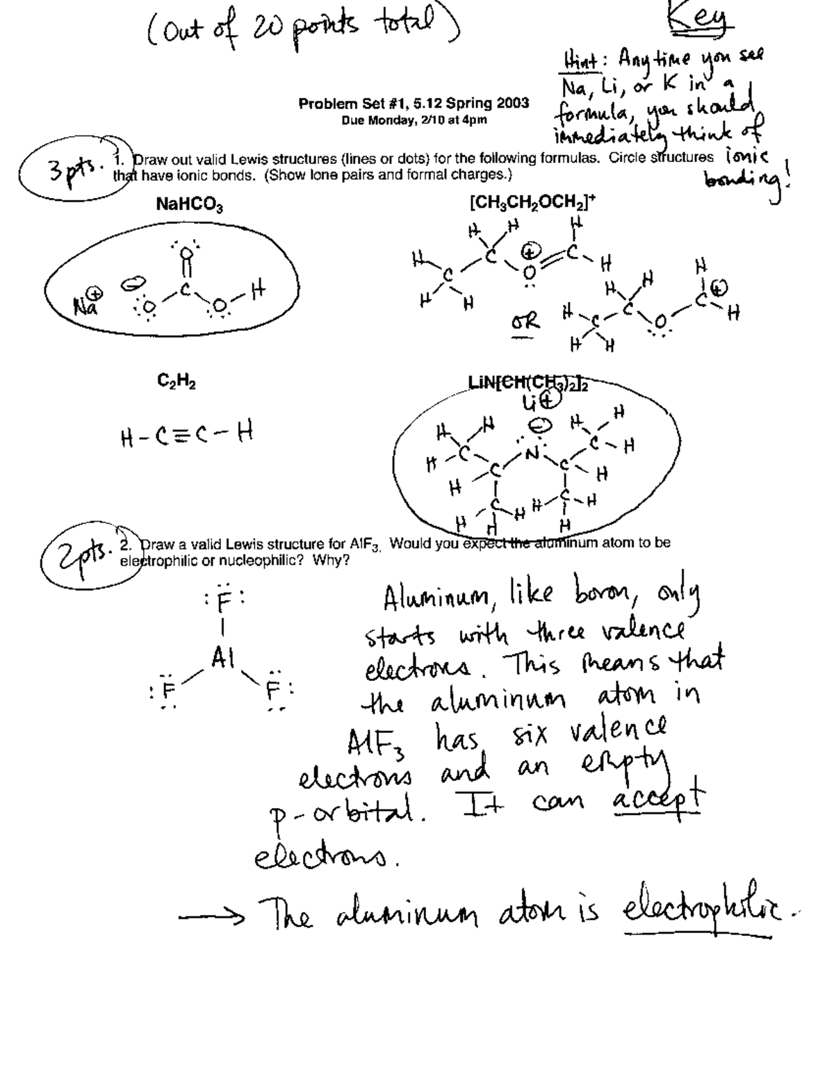 Org Chem Problem Set Sol 01 - (ouxaﬁwfwﬂi W3 $124 “1,: AMHMU m9”? a, L ...