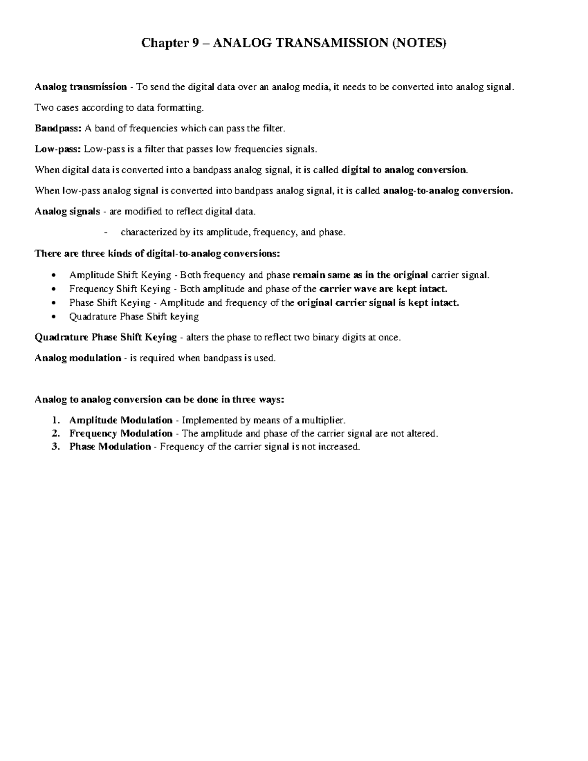 Chapter 9-12 ( Notes)- Computer Network AND Security - Chapter 9 ...