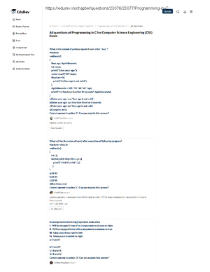 Sample questions for tag QP with Bloom’s Taxonomy levels - APPENDIX ...