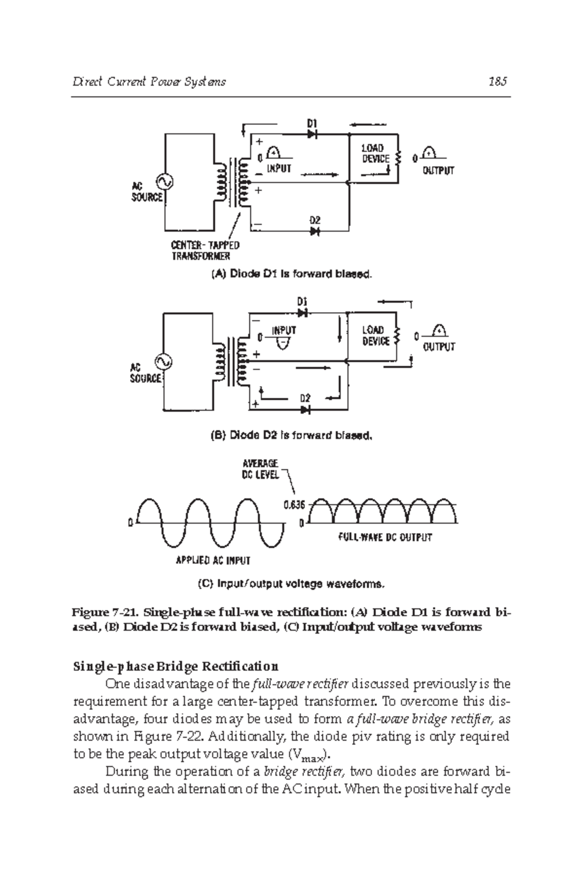 Electrical power systems technology - Direct Current Power Systems 185 ...